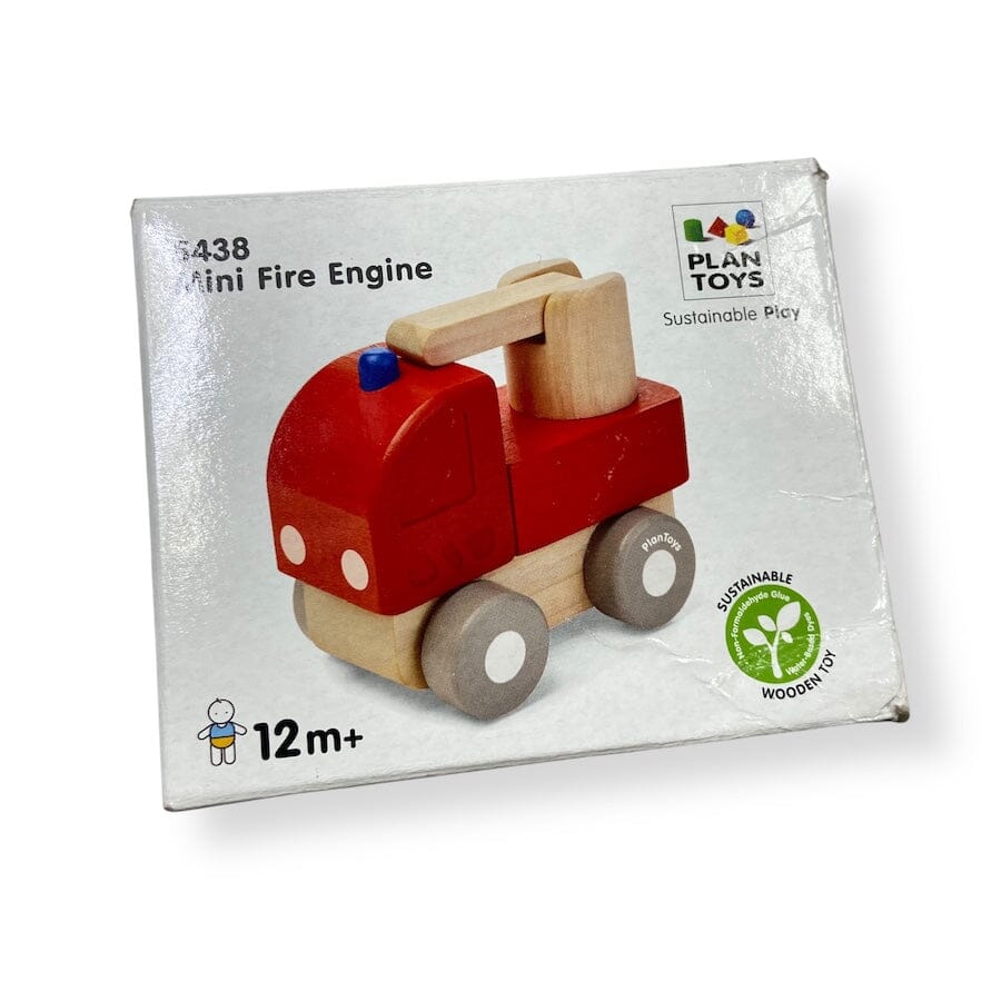PlanToys Mini Fire Truck – TOYCYCLE